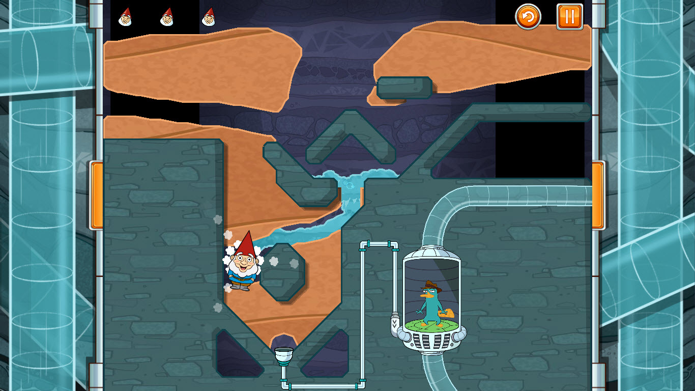 O objetivo é abrir caminho de forma a que a água chegue ao Perry, mas ...