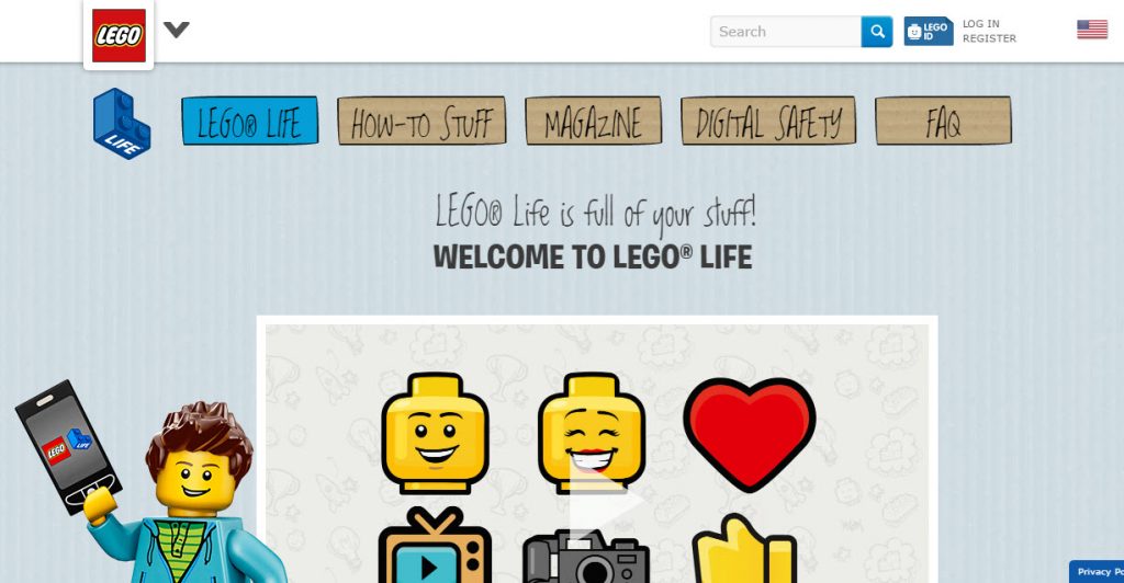 Chama-se Lego Life e é o local onde os mais pequenos podem partilhar as ...